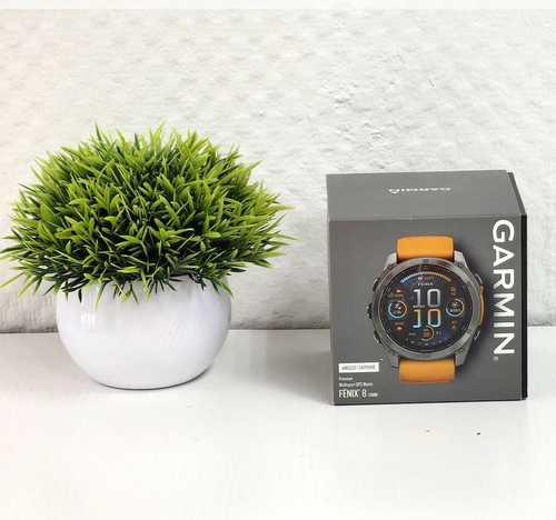 Смарт часы Garmin Fenix 8 titan sapphire 51mm