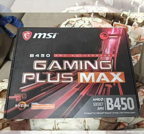 Материнская плата MSI b450 gaming plus max