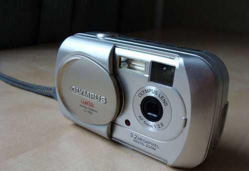 Компактный фотоаппарат olympus c-160 + xd card