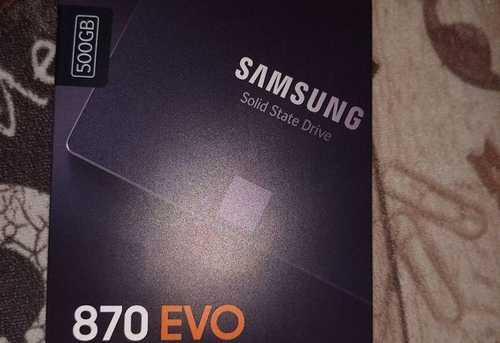 SSD накопитель Samsung 870 EVO 500gb