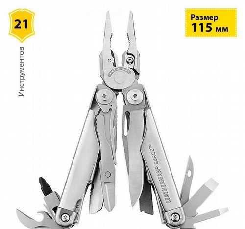 Мультитул leatherman surge с нейлоновым чехлом