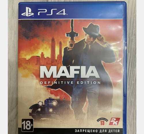 Mafia definitive edition Ps4 диск