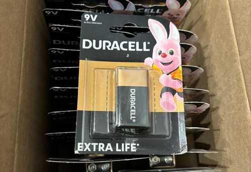 Батарейка крона 9v duracell extra life