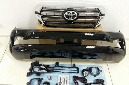 Land Cruiser 200 08-15 Рестайлинг бампер 16+ A8HN5