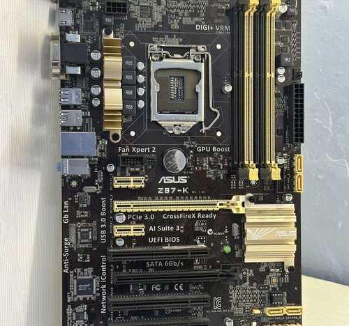 Материнская плата asus Z87-K 1150