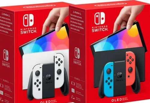 Nintendo Switch Oled новая с играми