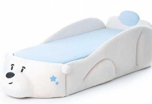 Мягкая детская кровать для девочки