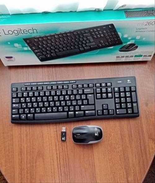 Беспроводной комплект клавиатура+мышь Logitech