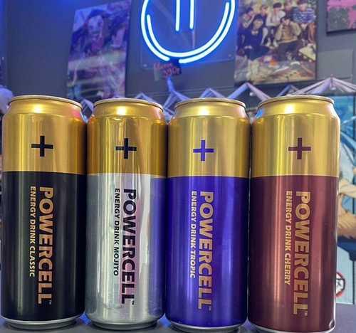 Энергетик Powercell Energy Drink 450мл