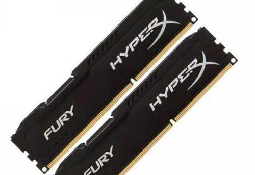 DDR3 Kingston HyperX fury Black Series 16Gb 2x8Gb