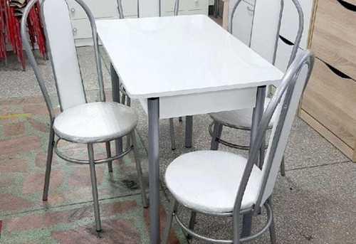 Стол обеденный и стулья 4 шт (новые)