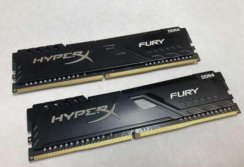 Kingston HyperX Fury 2 * 8 GB DDR4 3200