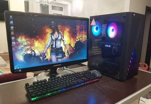 Игровой комп Ryzen5 3500x/16Gb/M2+HDD+GTX 1080ti 1