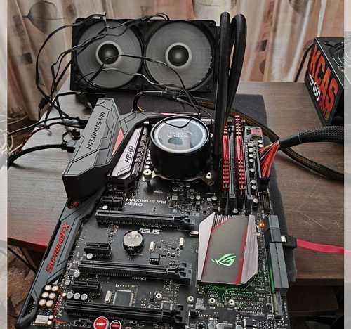 Материнская плата asus maximus viii hero z170