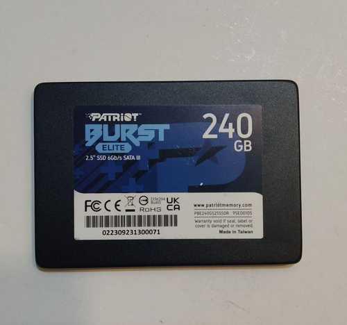 SSD Patriot Burst Elite 240 Gb