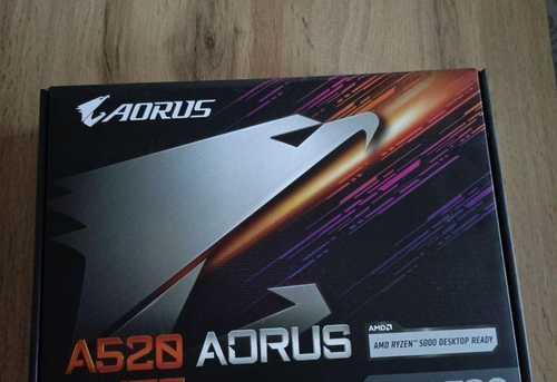 Материнская плата gigabyte A520 aorus elite