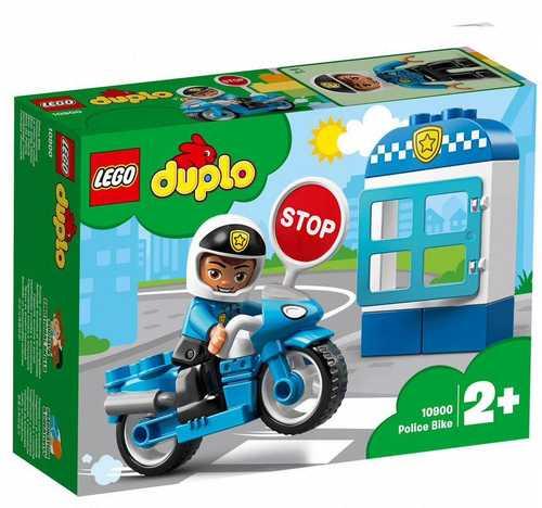 Lego Duplo Лего 10900 Полицейский мотоцикл, новый