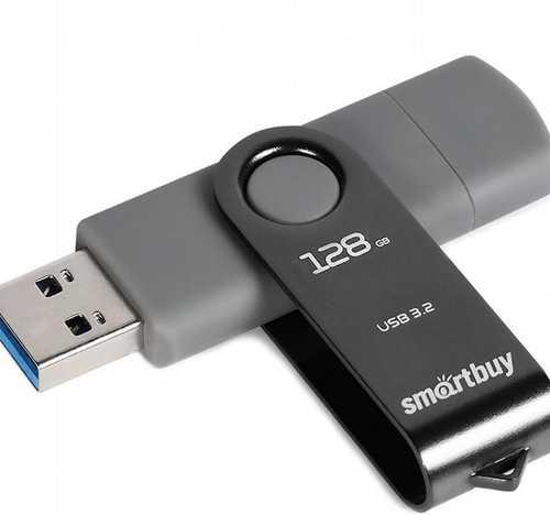 Флешка USB OTG SmartBuy 128GB Type-C/Type-A 3.0