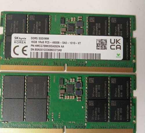 Ddr5 sodimm 32gb 4800 hynix