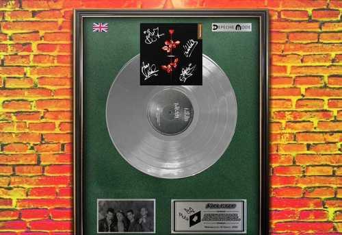 Depeche Mode Violator платиновый винил в рамке
