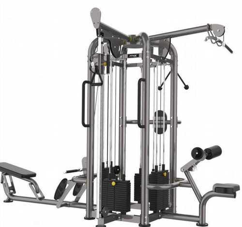 Fitex Pro FTX-6280 4-х Позиционная мультистанция (верхняя тяга, нижняя тяга, трицепс, регулируемая б