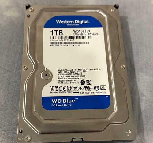 Жесткий диск western digital 1tb