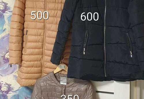 Цена за 3 куртки демисезонные женские 44 (38)
