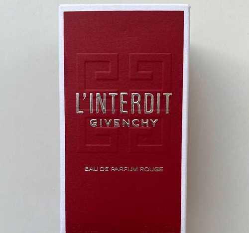 Givenchy l’interdit eau de parfum rouge, 50 мл