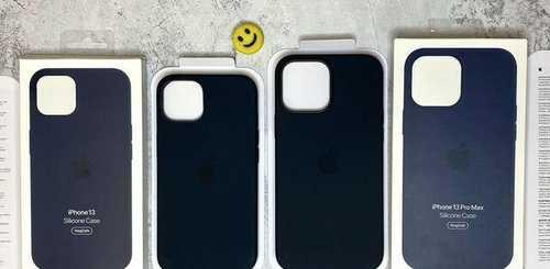 iPhone 13 и 13 Pro Max MagSafe Silicone Черный