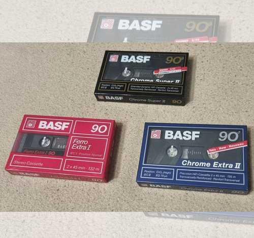 Аудиокассеты новые basf