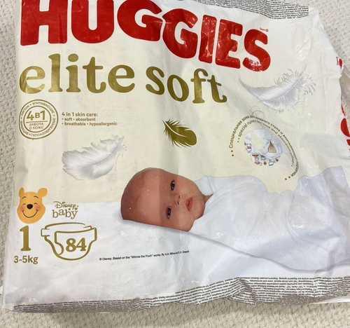 Подгузники huggies elite soft 1