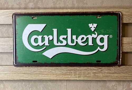 Декор на стену табличка Carlsberg beer