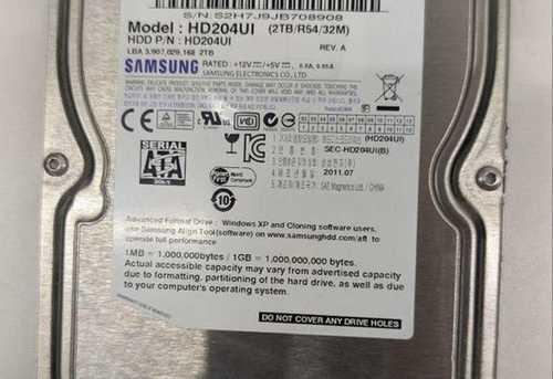 Жесткий диск Samsung HD204UI 2TB