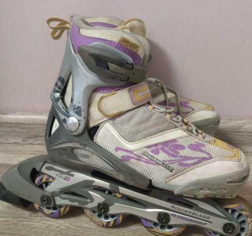 Ролики выдвижные Rollerblade р32-37   защита сумка