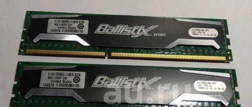 Crucial Ballistix Sport ddr 3 2x4gb (1600Mhz)