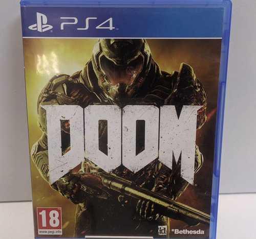 Игровые диски. Sony Playstation 4 Doom