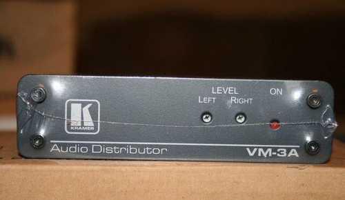 Усилитель-распределитель аудио сигнал kramer VM-3A