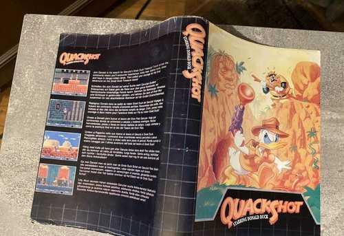 Quackshot обложка Sega стародельная под биг бокс