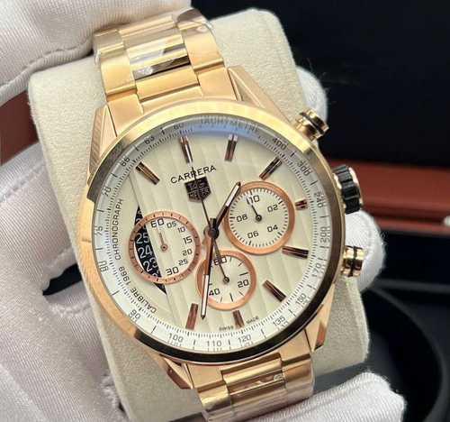 Tag Heuer Carrera Gold мужские наручные часы