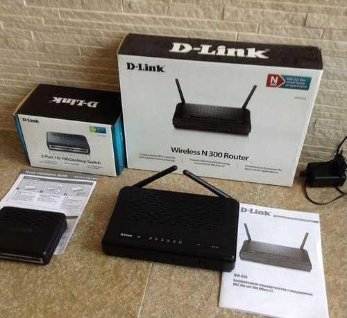 Маршрутизатор D-Link Wireless N300 Router DIR-615