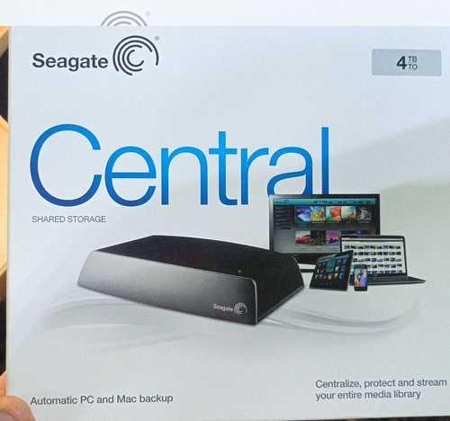 Сетевое хранилище nas Seagate Central 4 tb