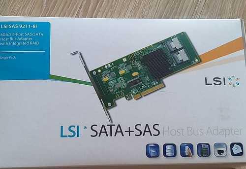 Новый HBA адаптер LSI 9211-8i