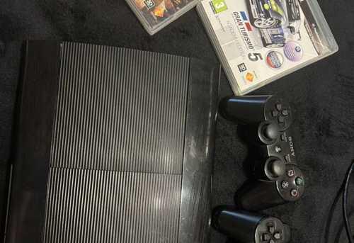 Sony playstation 3 PS3 super slim 500 гб прошитая