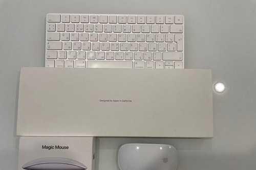 Клавиатура Apple magic keyboard 2 + Magic Mouse 2
