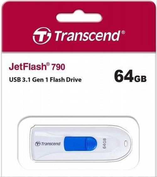 Флэш-накопитель Transcend JetFlash USB3 64GB
