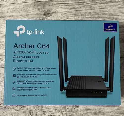 Wifi роутер tp link archer c64