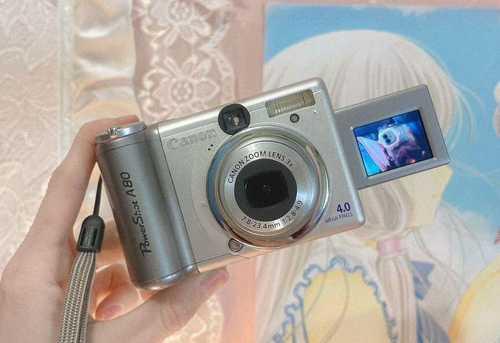 Компактный фотоаппарат Canon Powershot A80