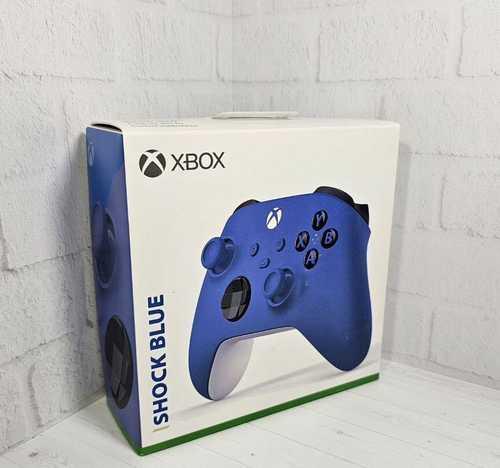 Новый геймпад xbox shock blue синий