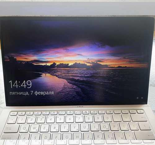 Ноутбук asus zenbook 14 UM433D