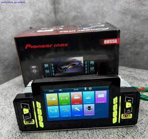 Магнитола 1Den Pioneer inox 8845A c камерой
